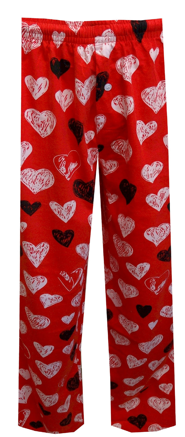 Sketchy Hearts Red Lounge Pants – WebUndies.com