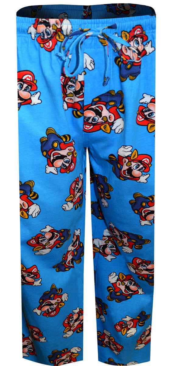 Super Mario Classic Blue Lounge Pants – WebUndies.com