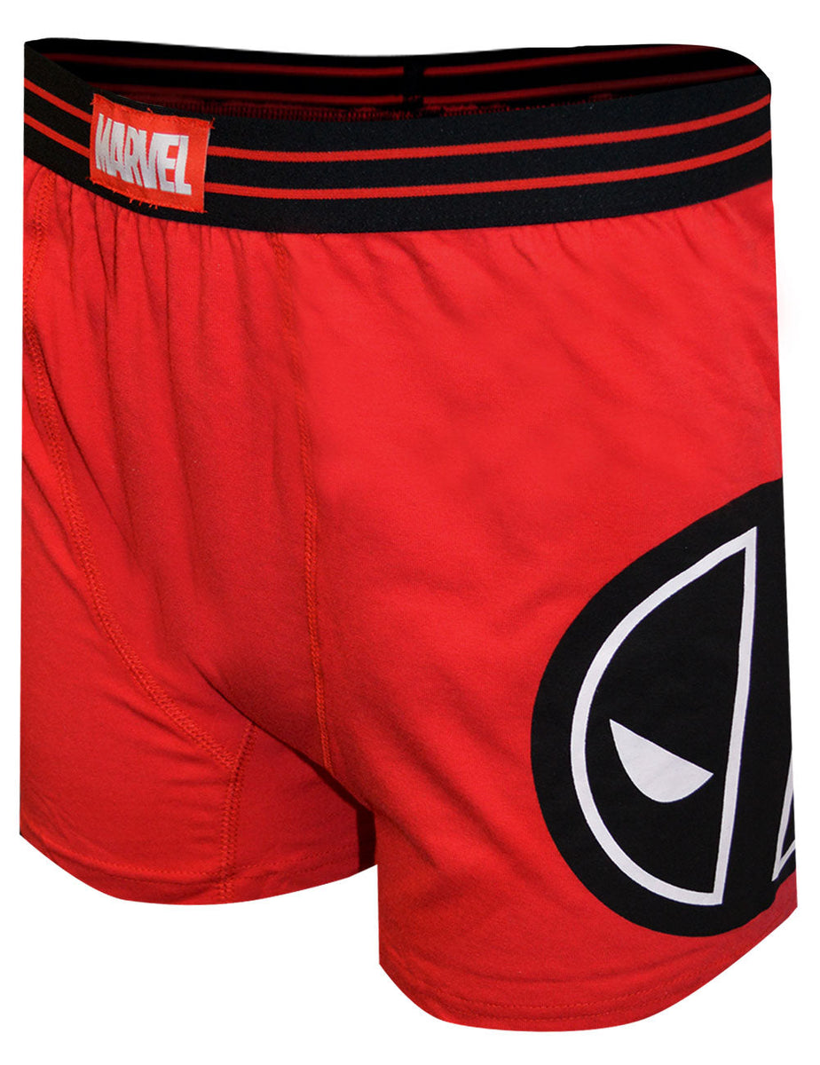 Marvel Comics Deadpool Red Boxer Briefs – WebUndies.com