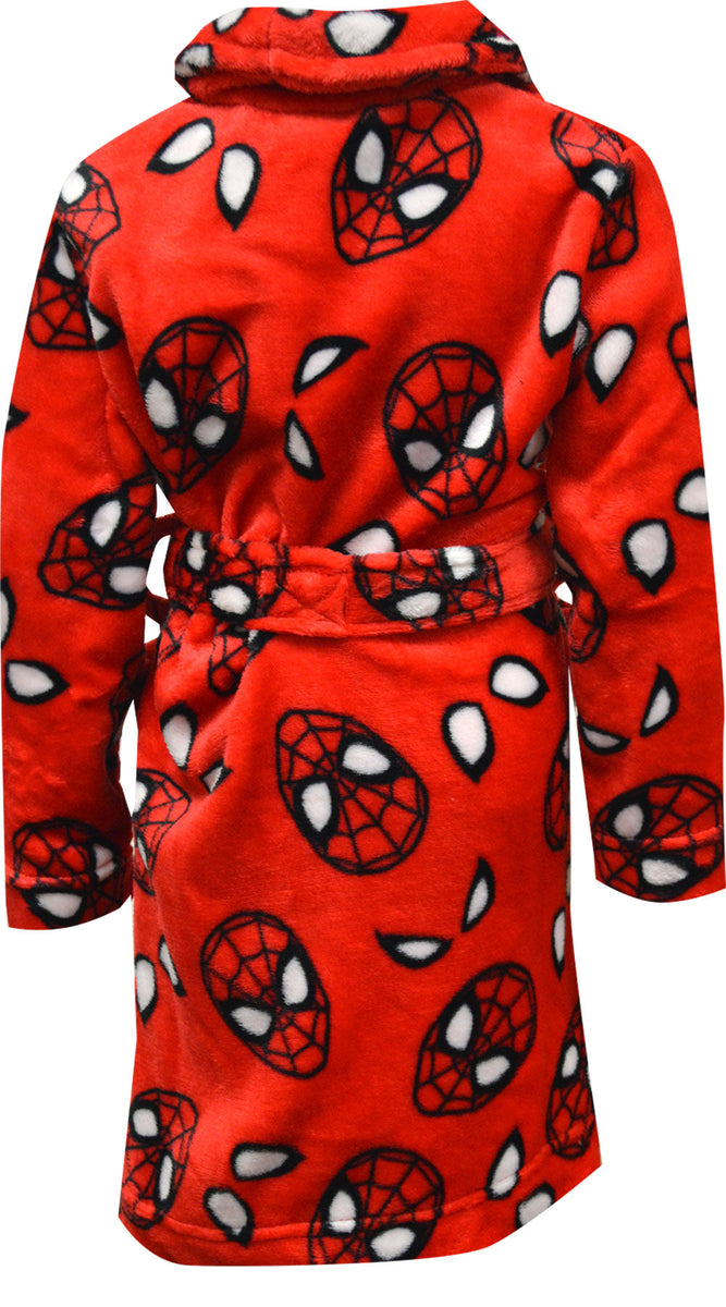 Marvel Comics Spiderman Red Plush Robe – WebUndies.com